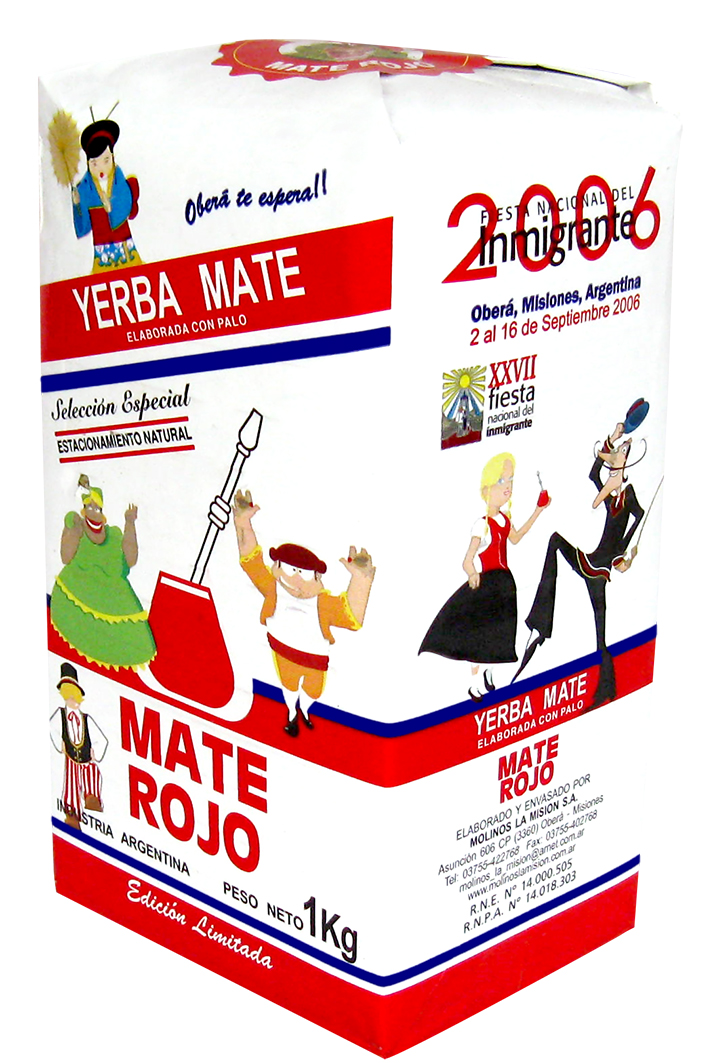 MATE ROJO suma la MARCA RYM de la ARYM a todos sus ENVASES