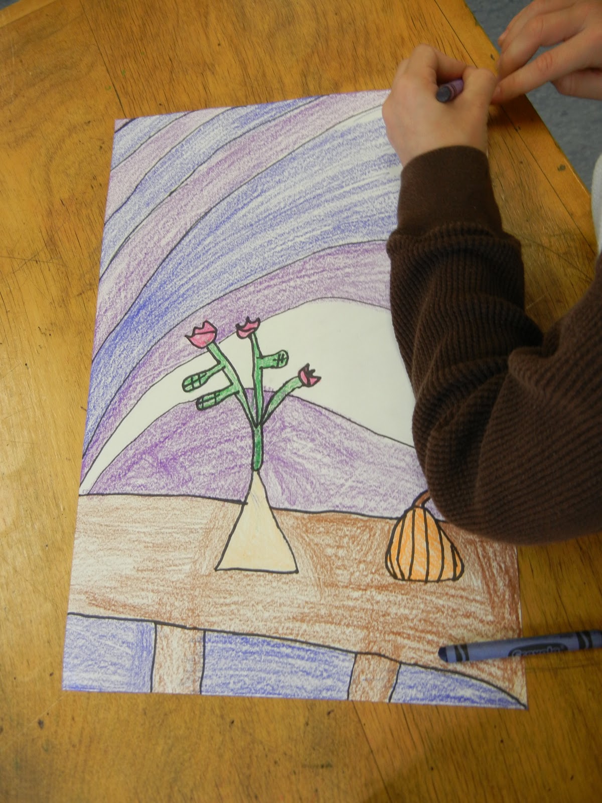 The Modern Art Smock: 3rd/4th grade Fall Still Life