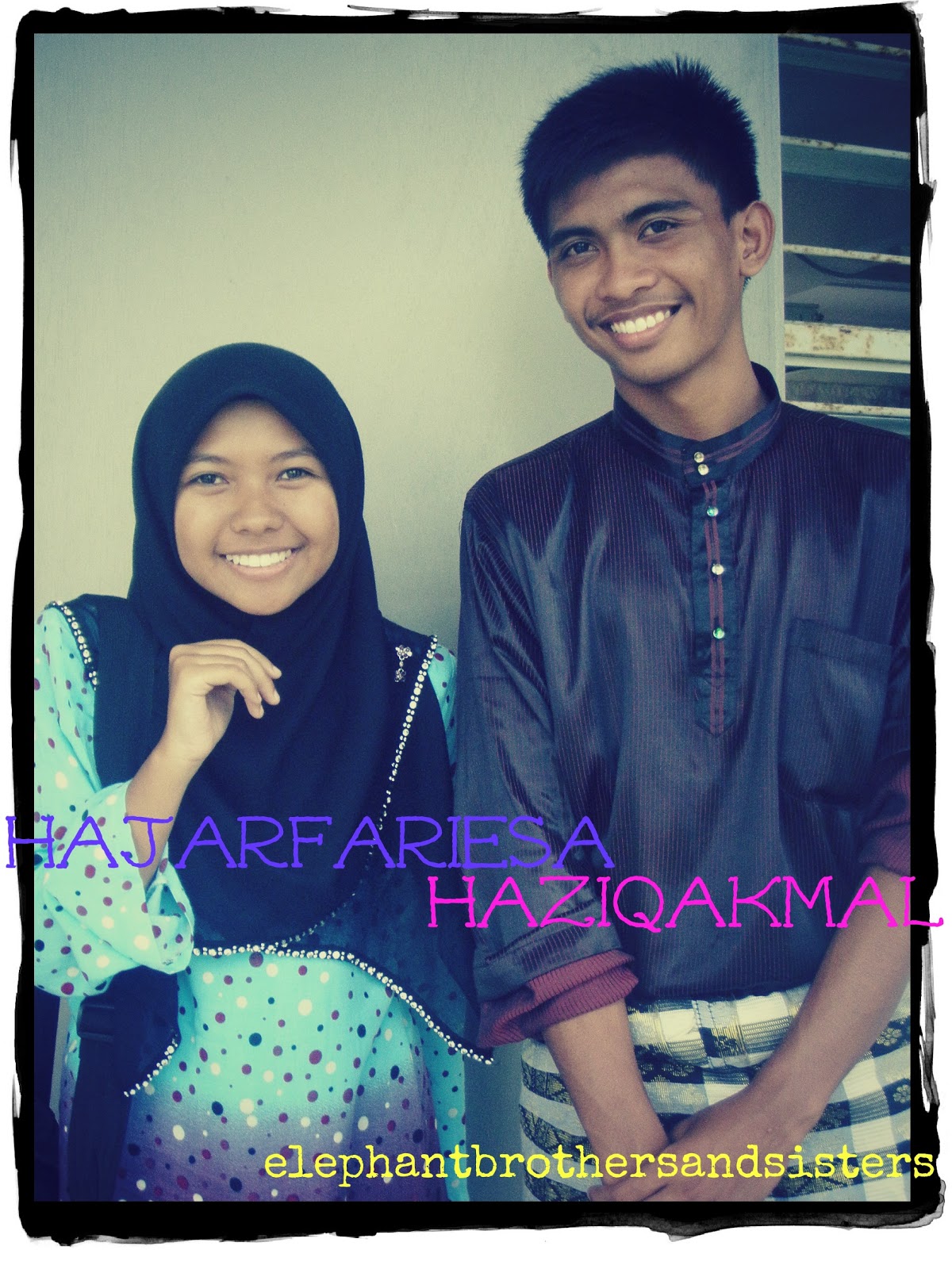 haziq akmal amran adeq yang selalu berada di sisi di