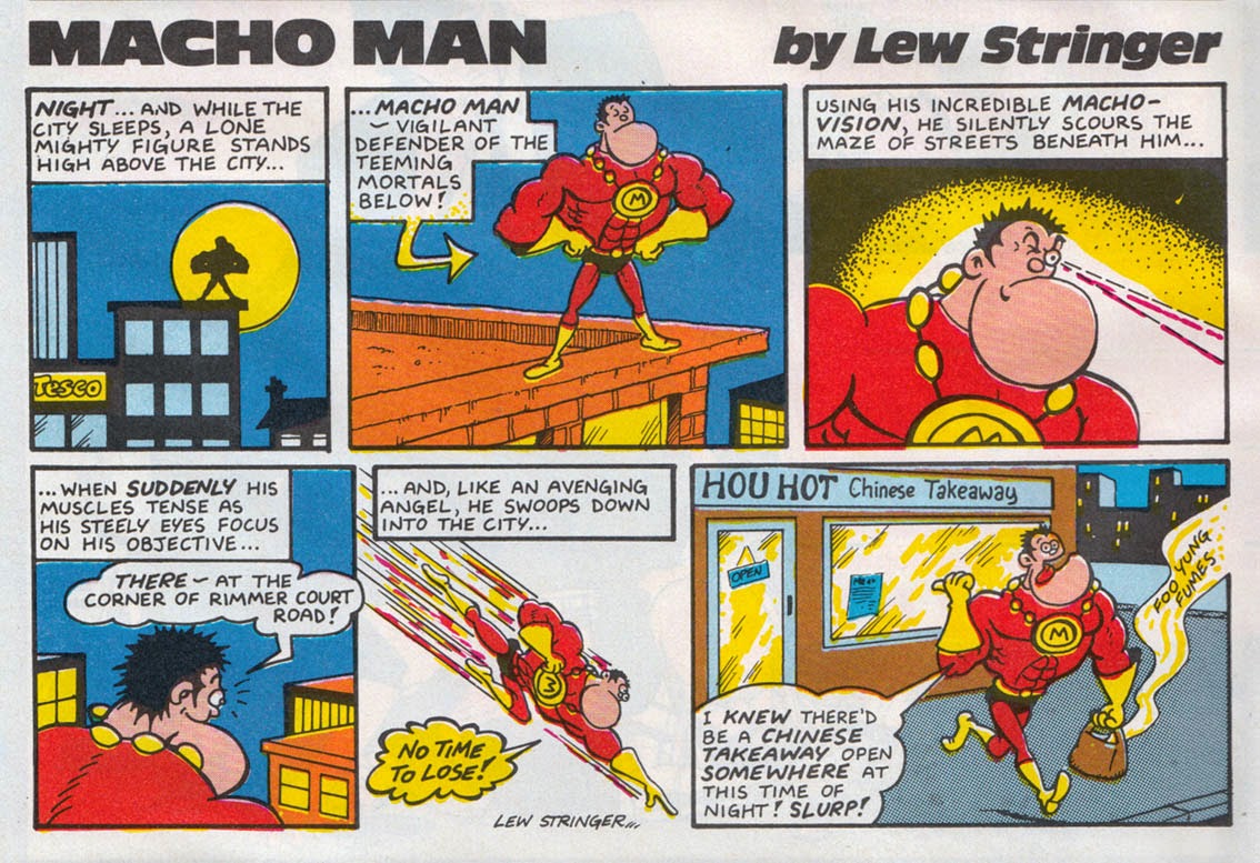 Lew Stringer Comics: The Saga of MACHO MAN!