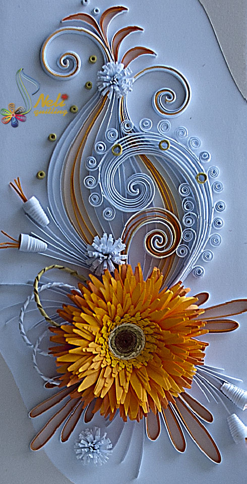 Neli Quilling Art: Quilling card