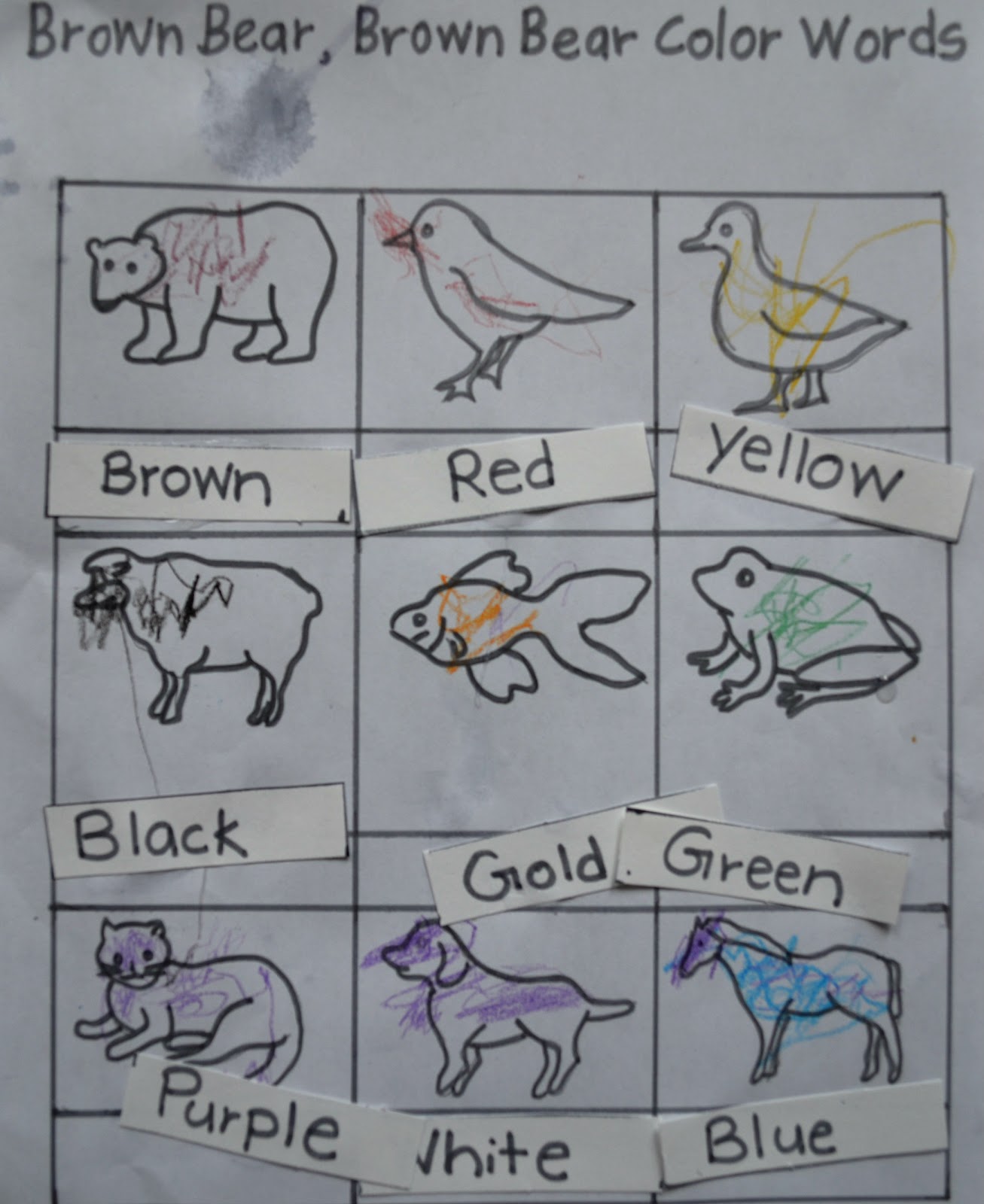 Monthly and Weekly Themes and Free Printables for Kids: Brown Bear ...