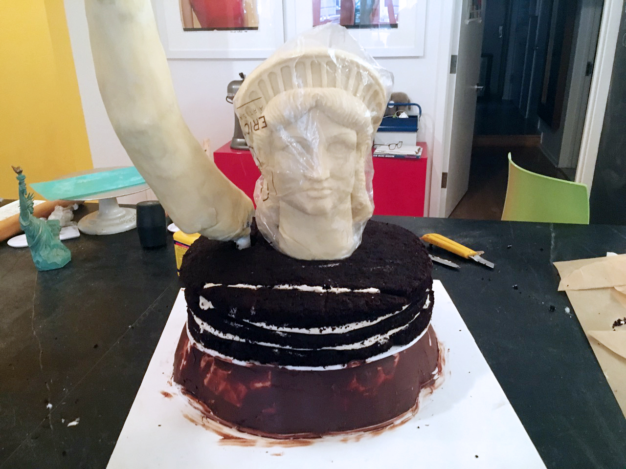 Statue of Liberty Cake