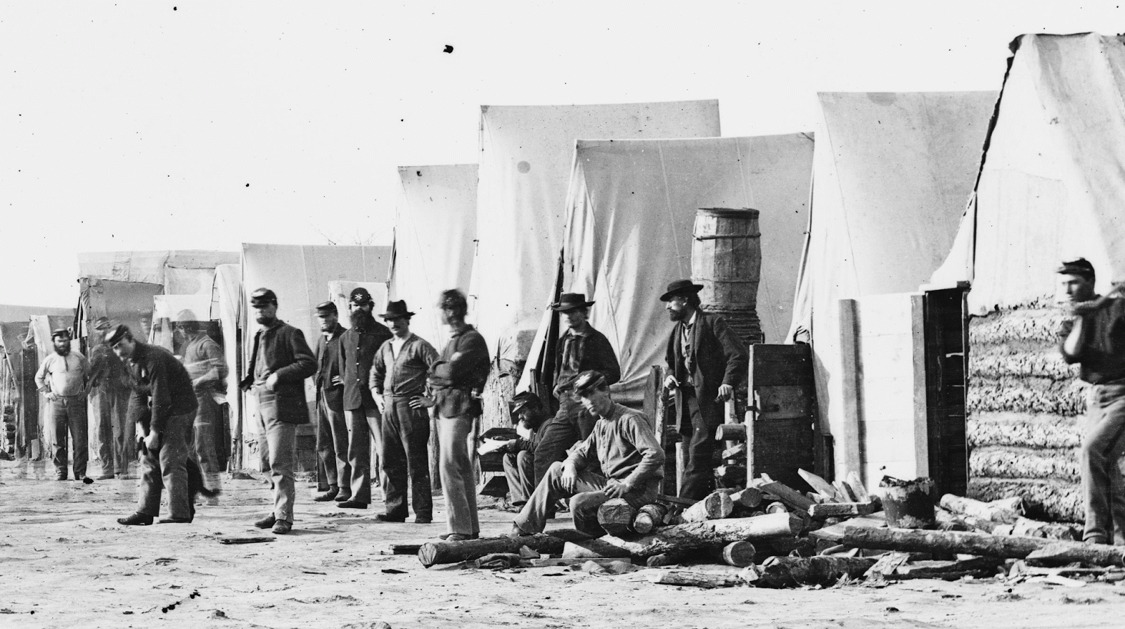 The Chubachus Library of Photographic History: Union Soldiers Playing ...