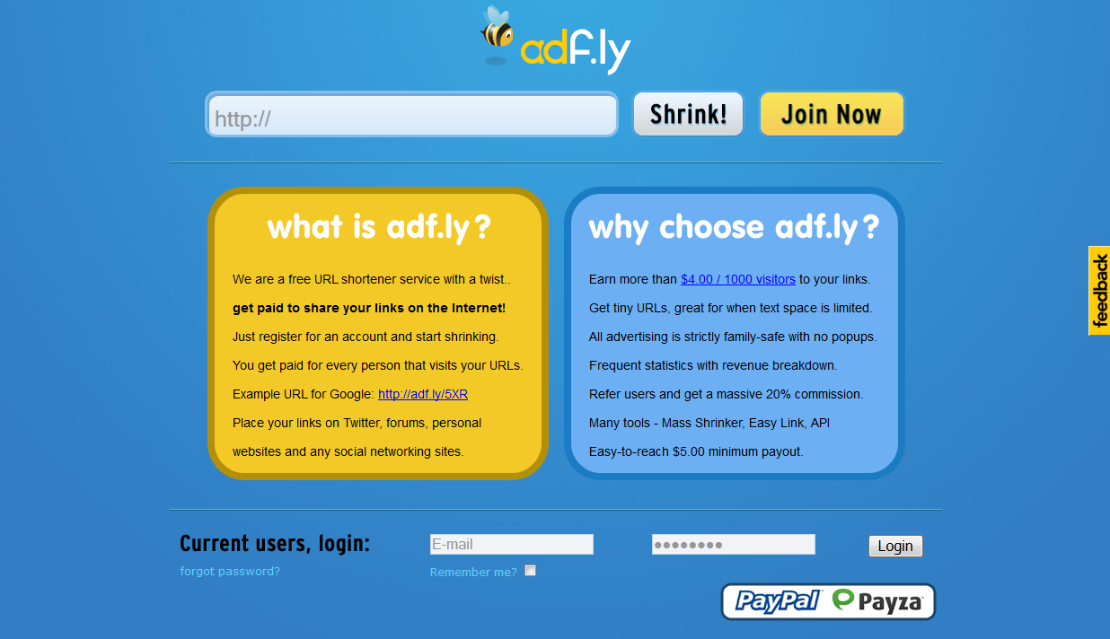 World Of TECHNOLOGY: What is Adf.ly?