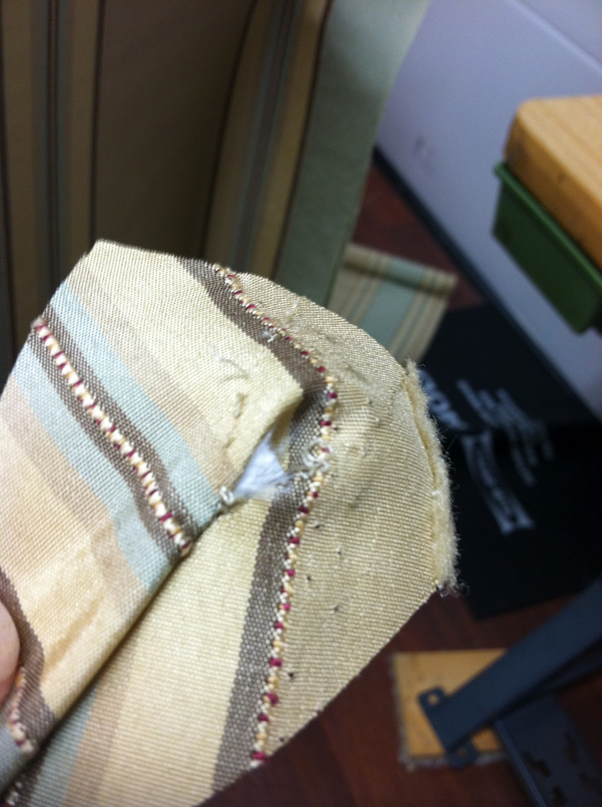 The Drapery Lady: Wing Chair Slipcover Instruction