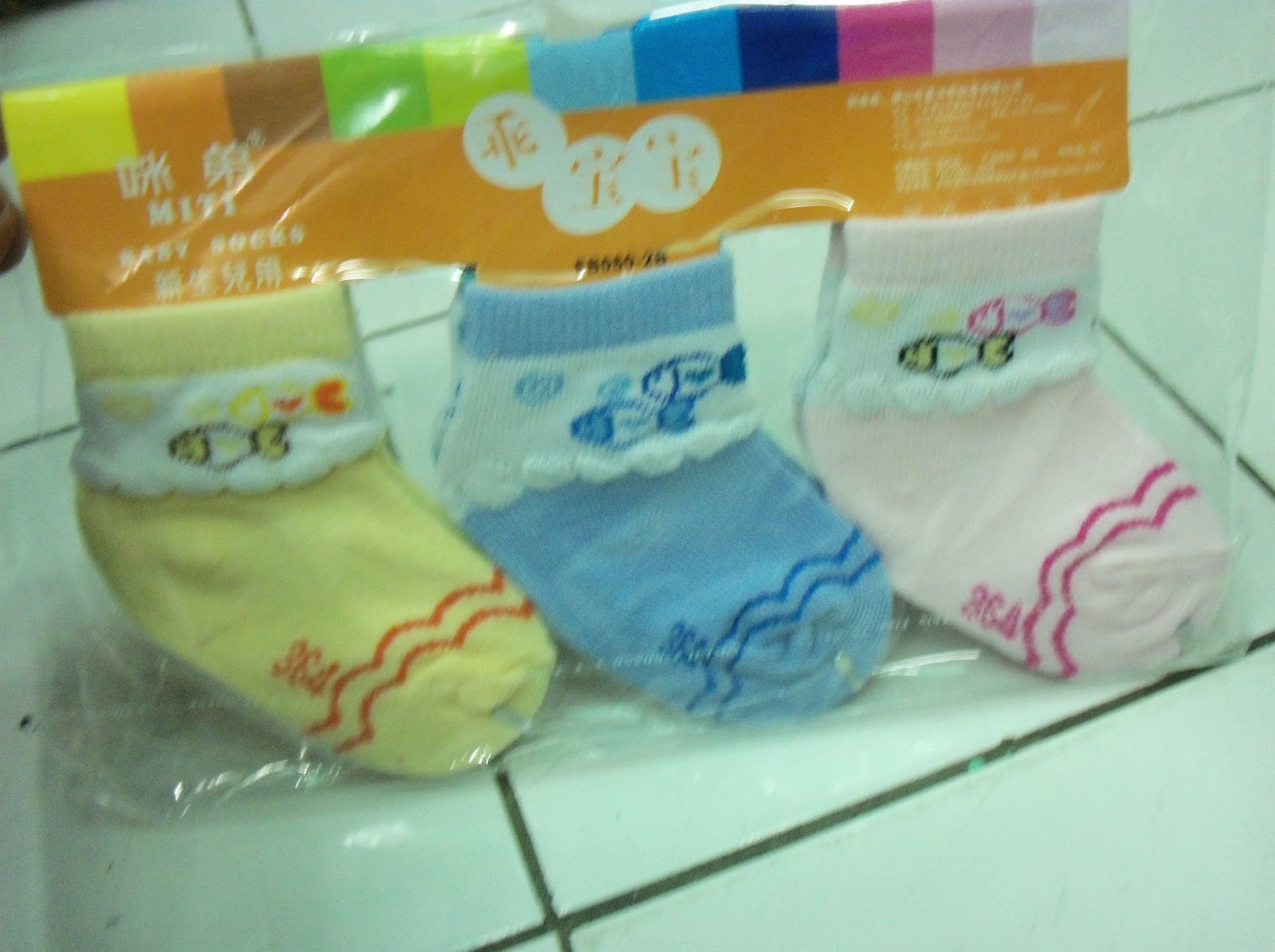 PANGERAN BABY SHOP: kaus kaki baby girls 3 pcs newborn