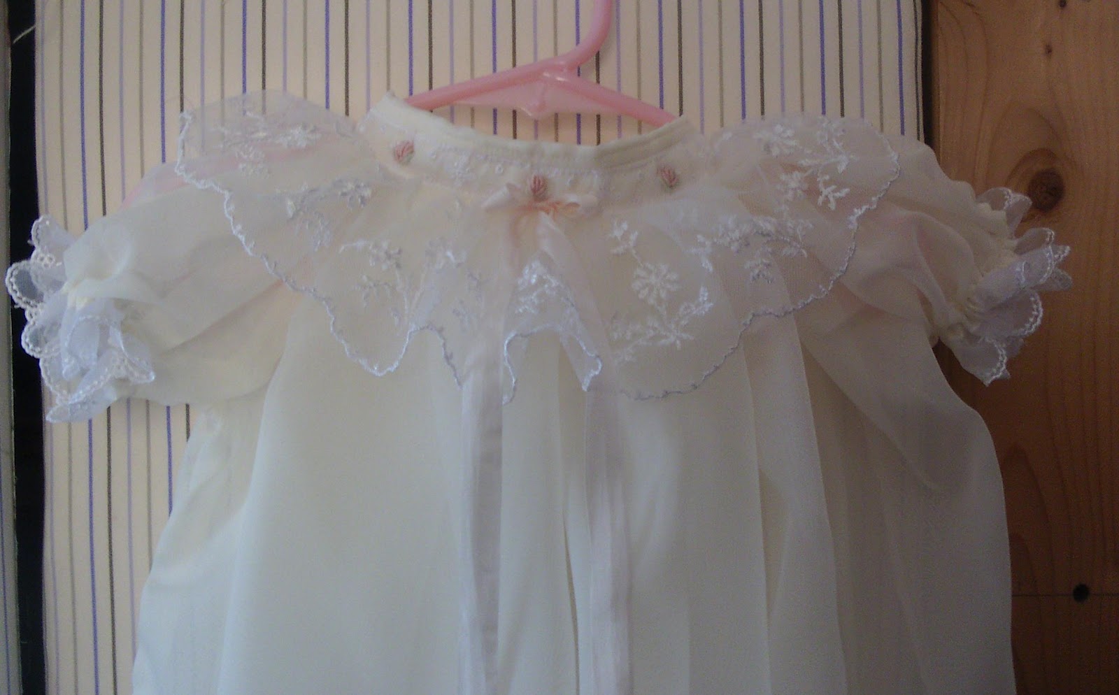 Shawkl Designs: Chiffon Baby Gown