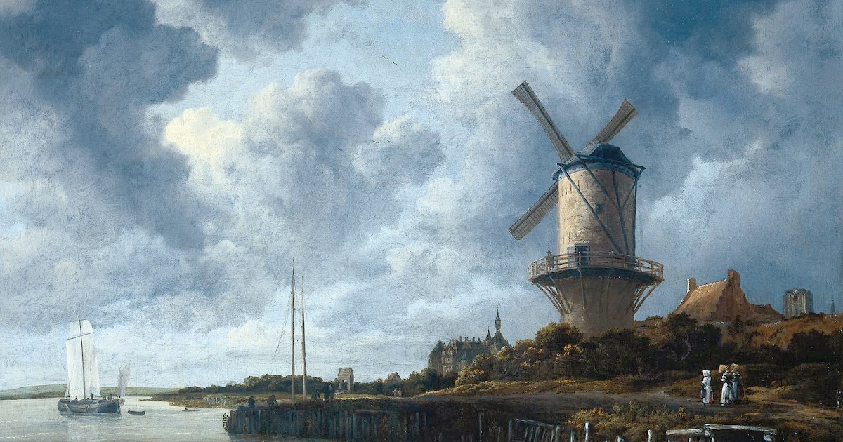 The World According to Art: Jacob van Ruysdael: The Mill at Wijk-bij ...