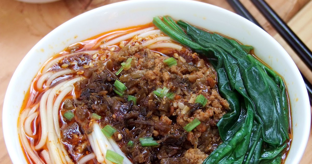 A taste of memories -- Echo's Kitchen: Dan Dan Noodle (Spicy Sichuan ...