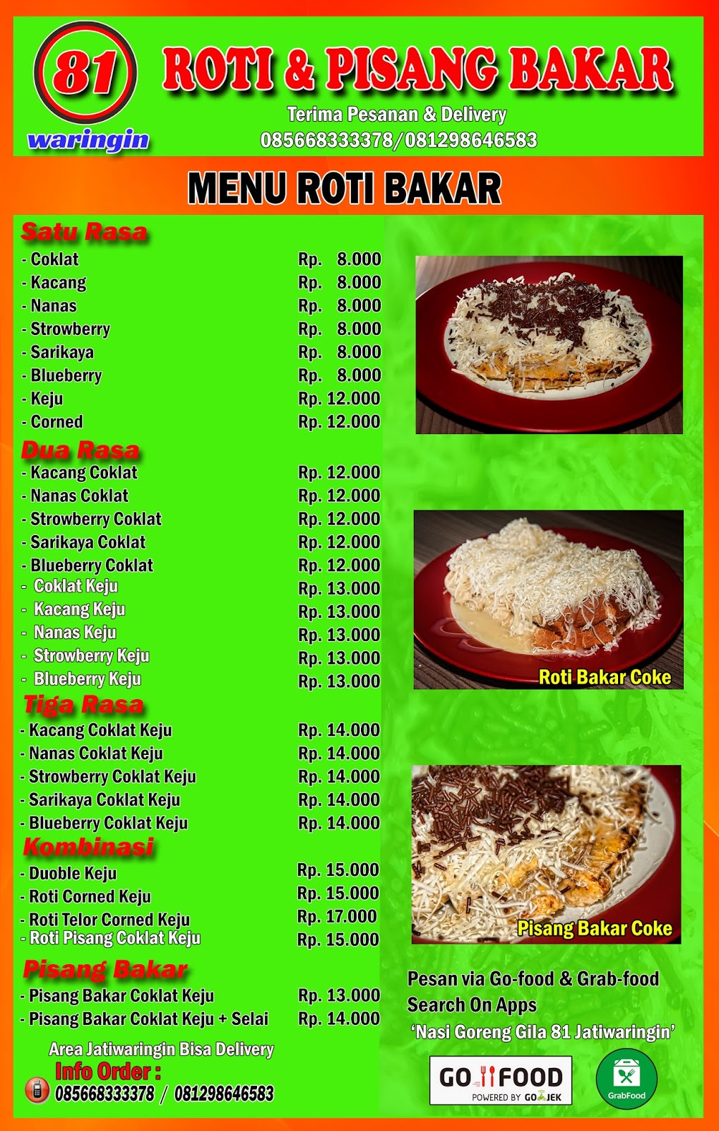 Nasi Goreng Gila 81 Jatiwaringin: Daftar Menu Nasi Goreng Gila 81 ...