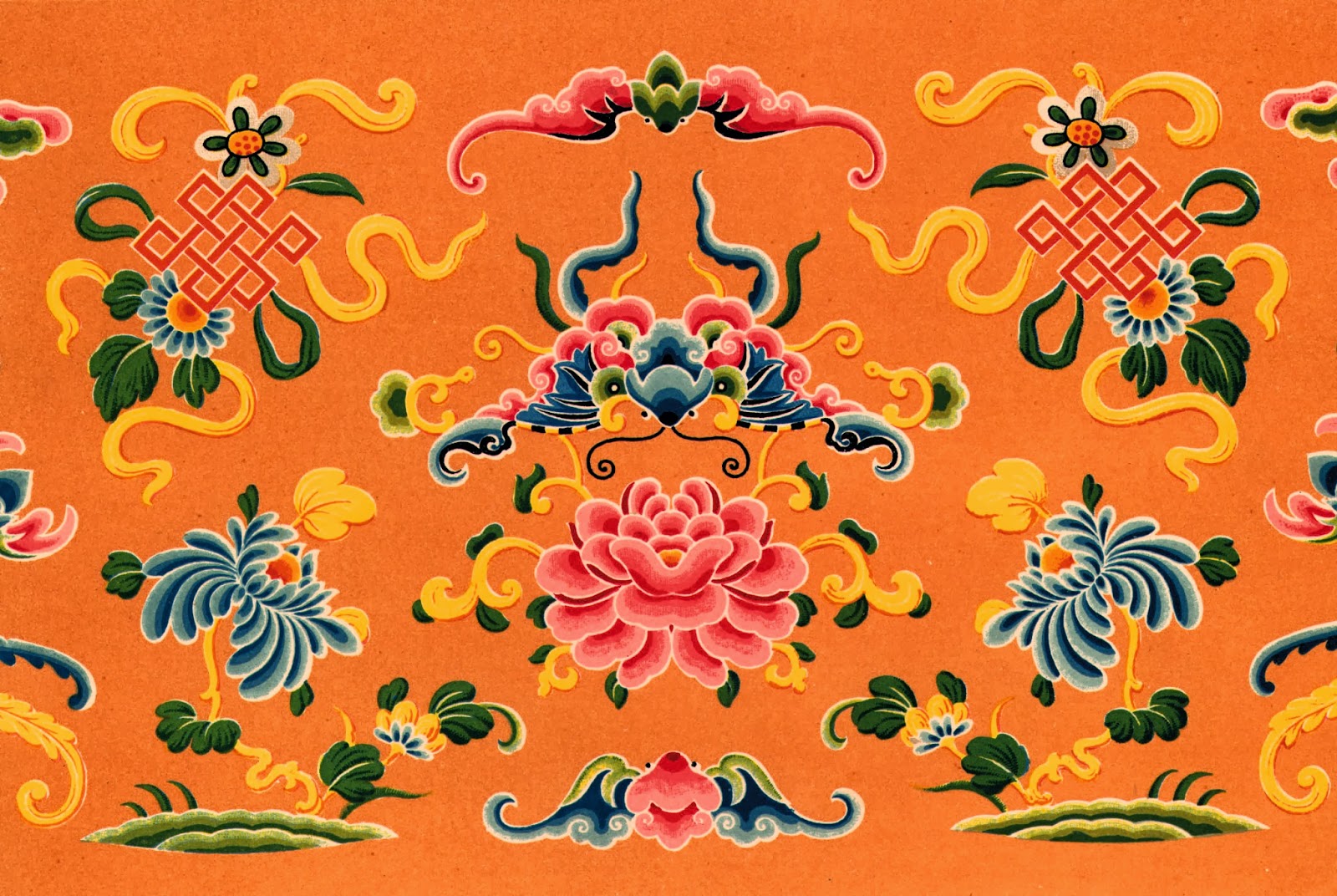 Flyer Goodness: Chinese Motif Patterns