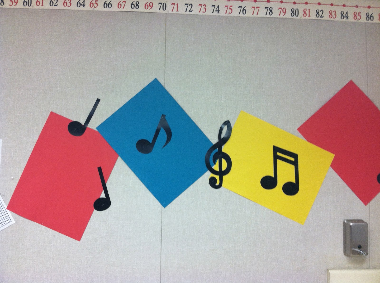 Avahs Garden: Music class-boards and art work!