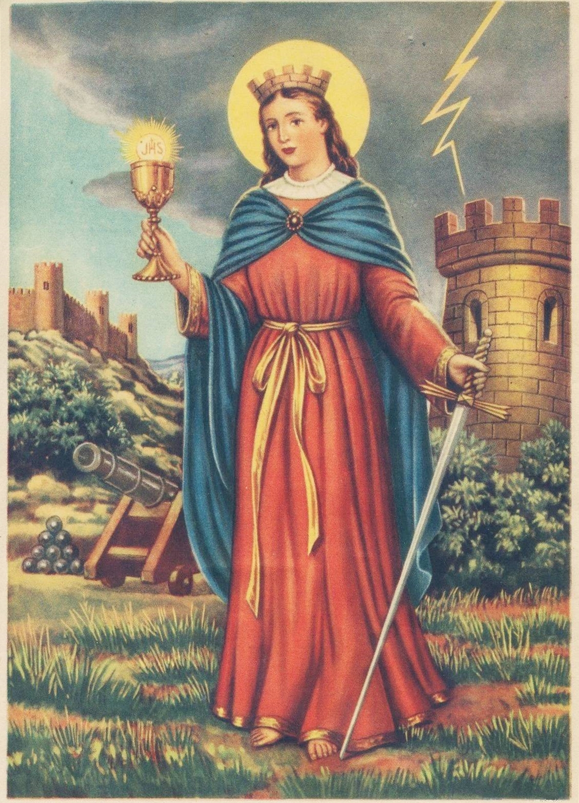 Almanaque: Santos protectores y sanadores: santa Bárbara (1ª parte)