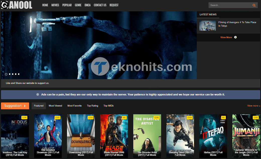 Cara Download Film di Ganool 2019, Paling Mudah - Teknohits.com