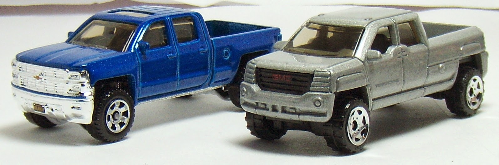 Matchbox 2014, 2005, 1999 Chevy Silverado and 2000 GMC Terradyne Concept