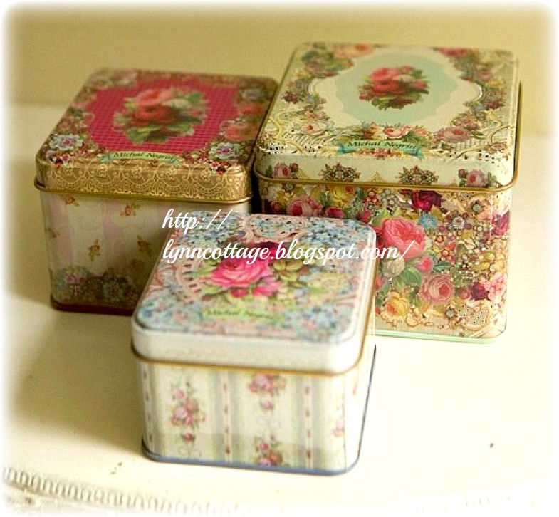 lynn's cottage: TINS.....(PRE ORDER- FROM UK)........