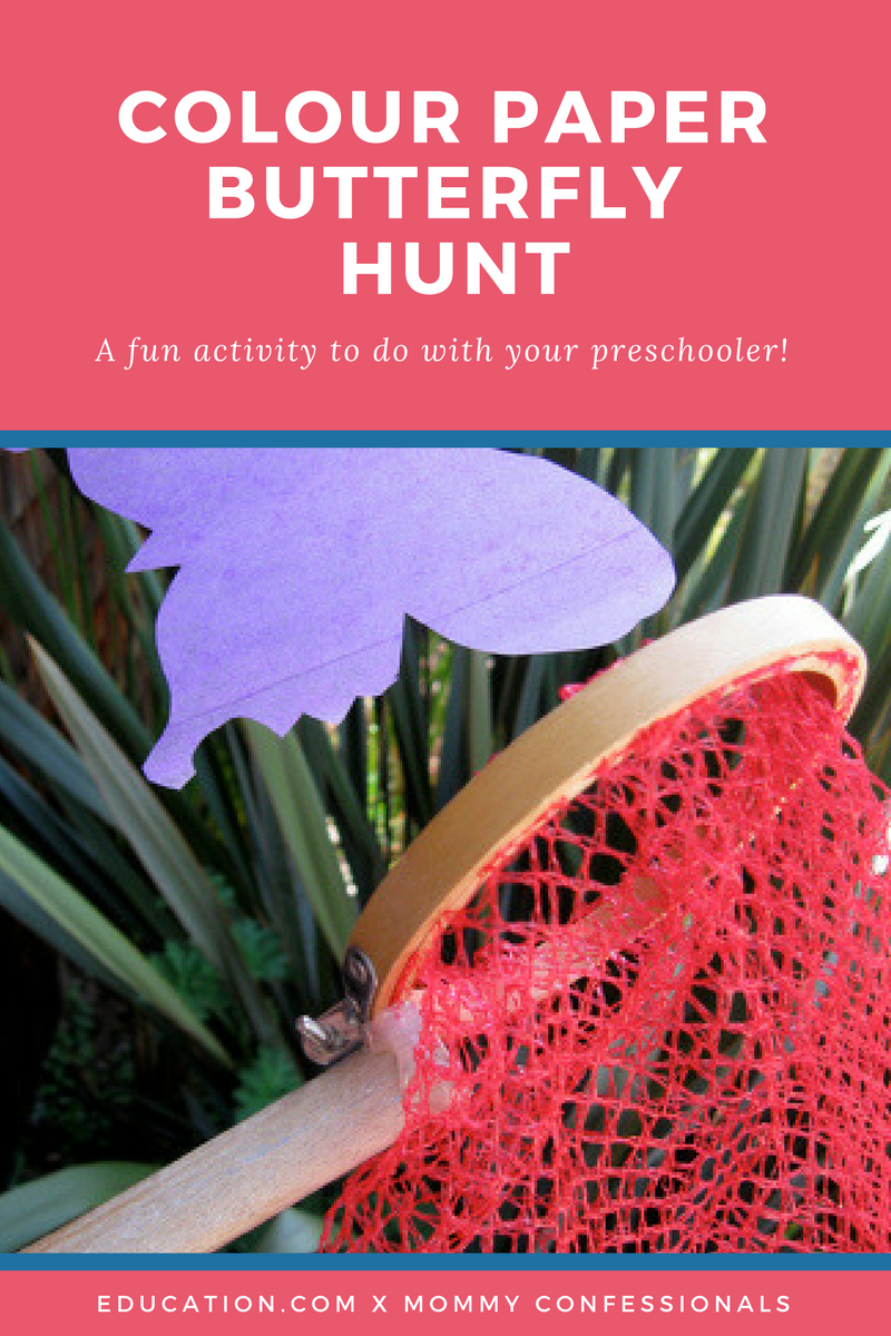 Pre-school Game Tutorial : Colour Paper Butterfly Hunt