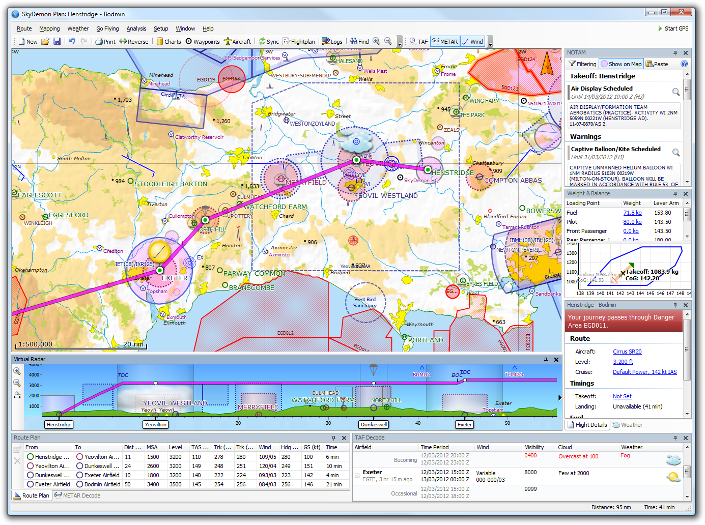 ARQUIVOS AERONÁUTICOS: Skydemon Flight Plan