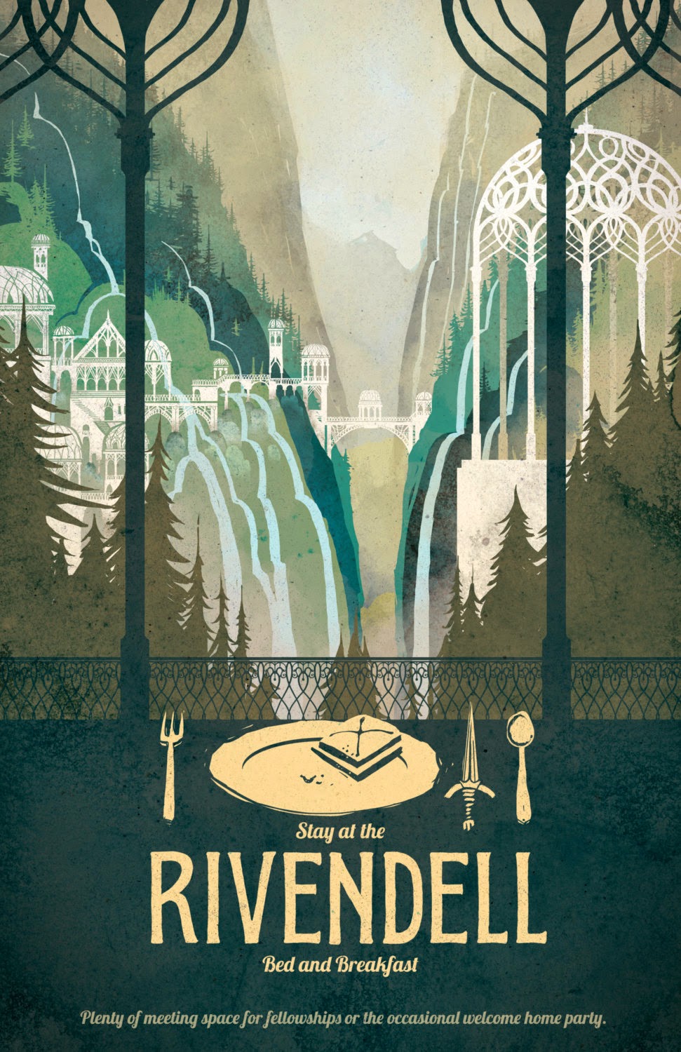 Akratic Wizardry: Middle-Earth Travel Posters