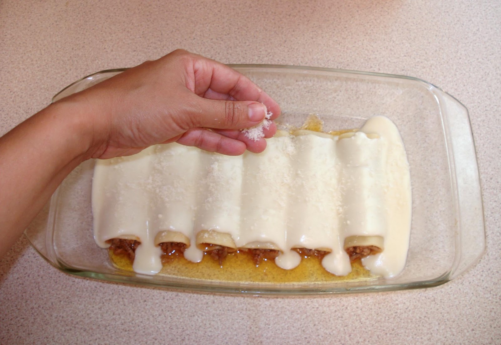 Beef Cannelloni in Bechamel Sauce | Homemade Tapas