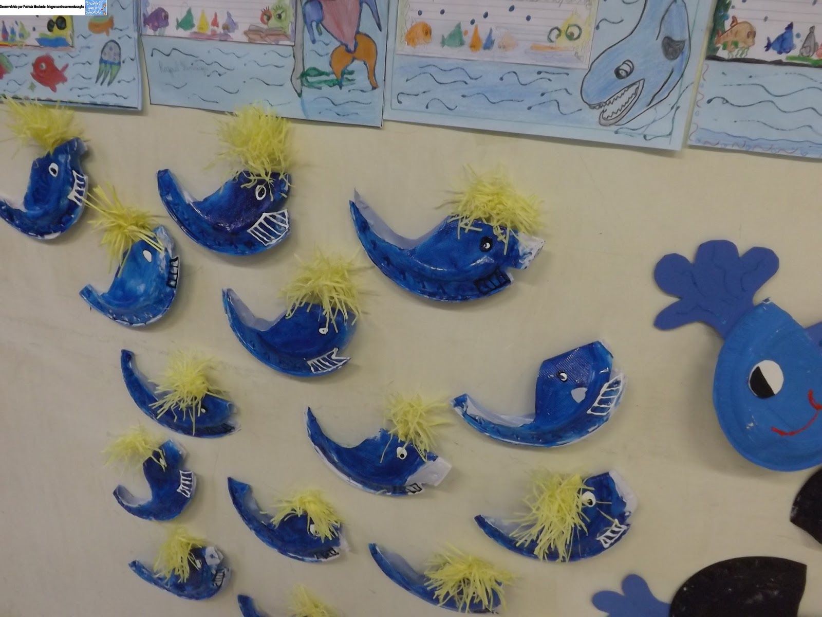 Encontro com a Educação: Fundo do mar - Material Reciclado - Peixe ...