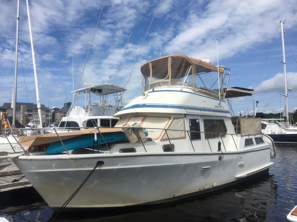 1985 NOREK PT 35 Sundeck Trawler For Sale: "It's About Time" 35ft ...