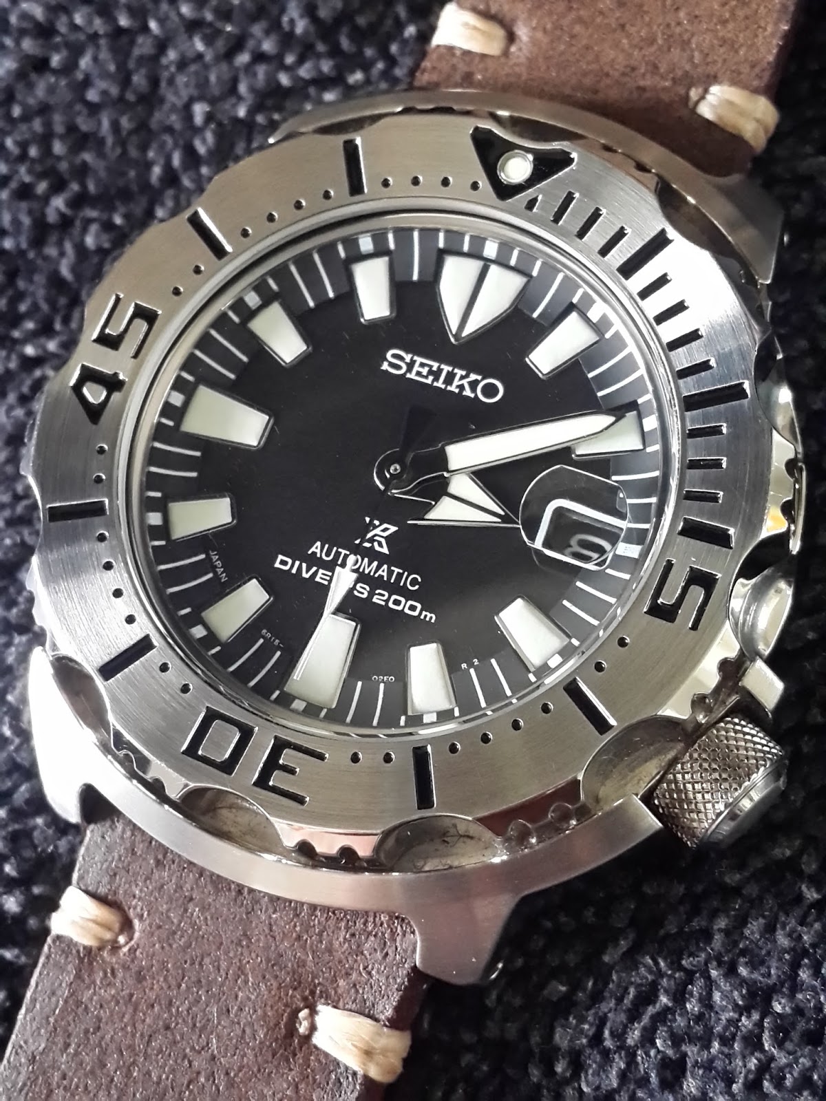 BaLa - BaLa: SOLD : (RARE) SEIKO SBDC025 - MONSTER 3rd GENERATION BLACK ...