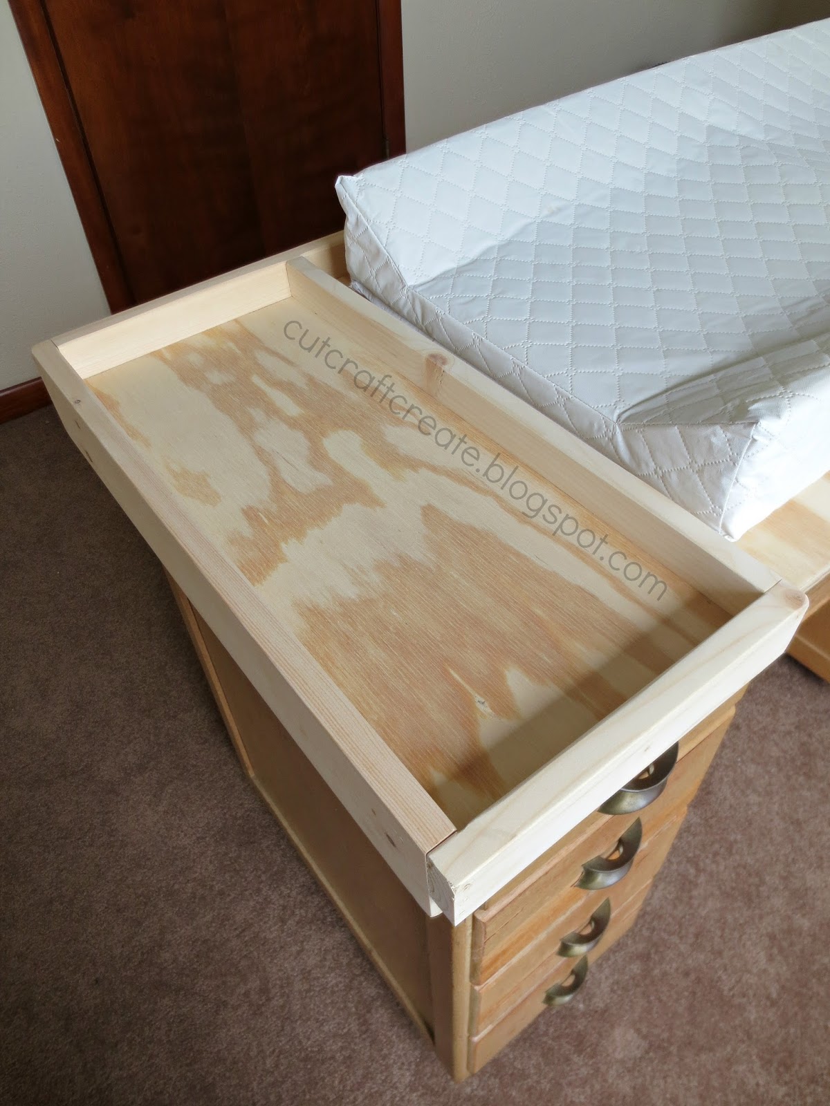 Cut, Craft, Create: Re-purpose a Desk into a Changing Station!