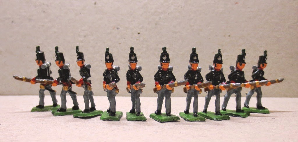 ROS 25mm FIGURES: British Riflemen