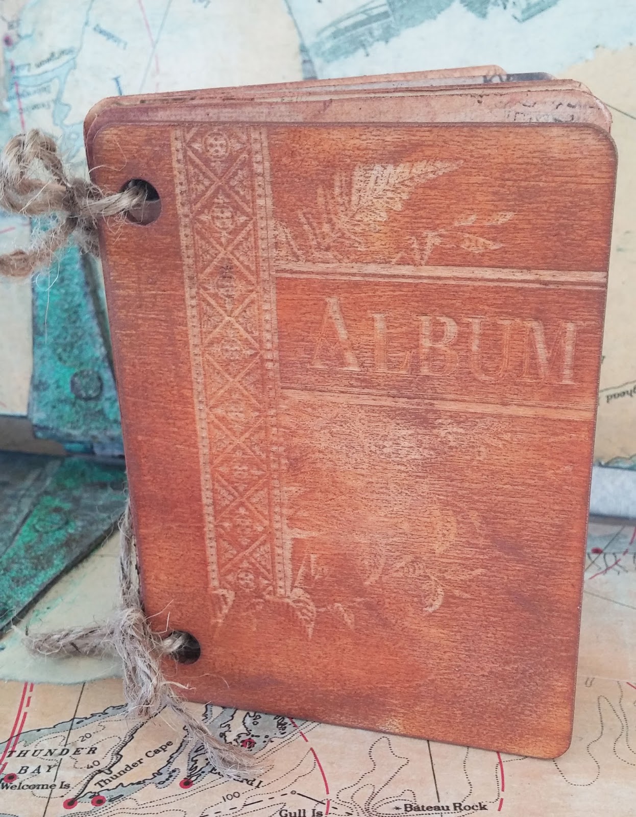 starrgazer creates: Wooden ATC Book