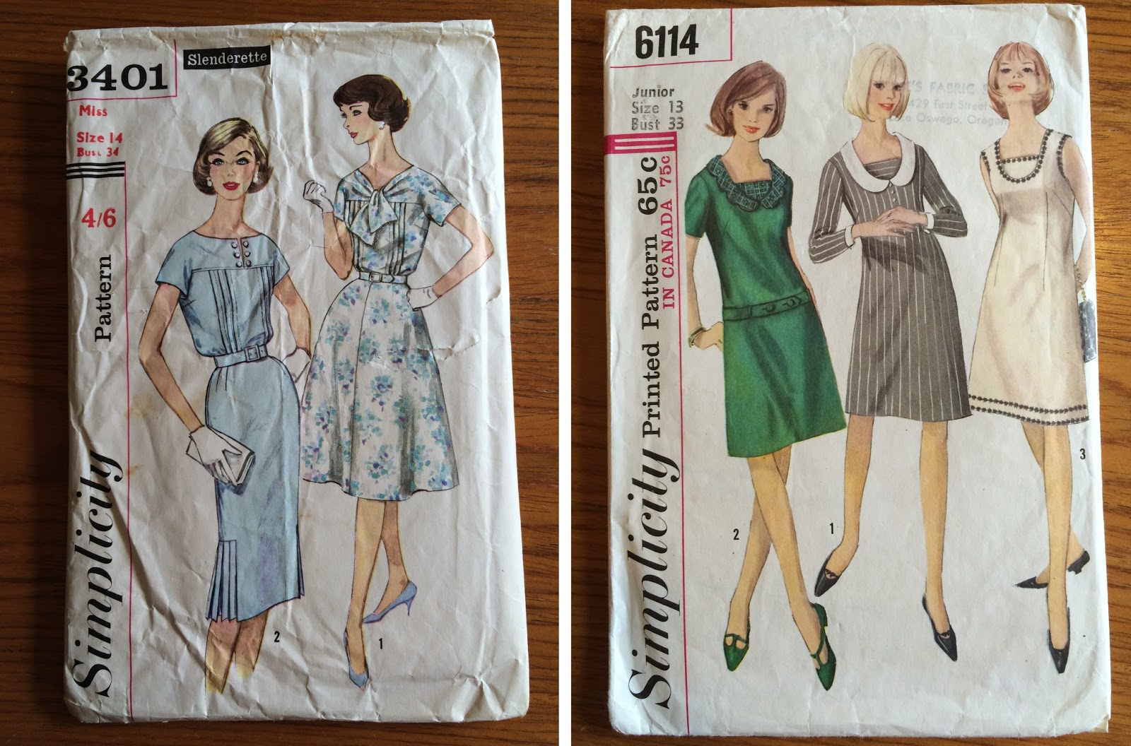 Sewing the 60s: Choosing, storing and using vintage patterns