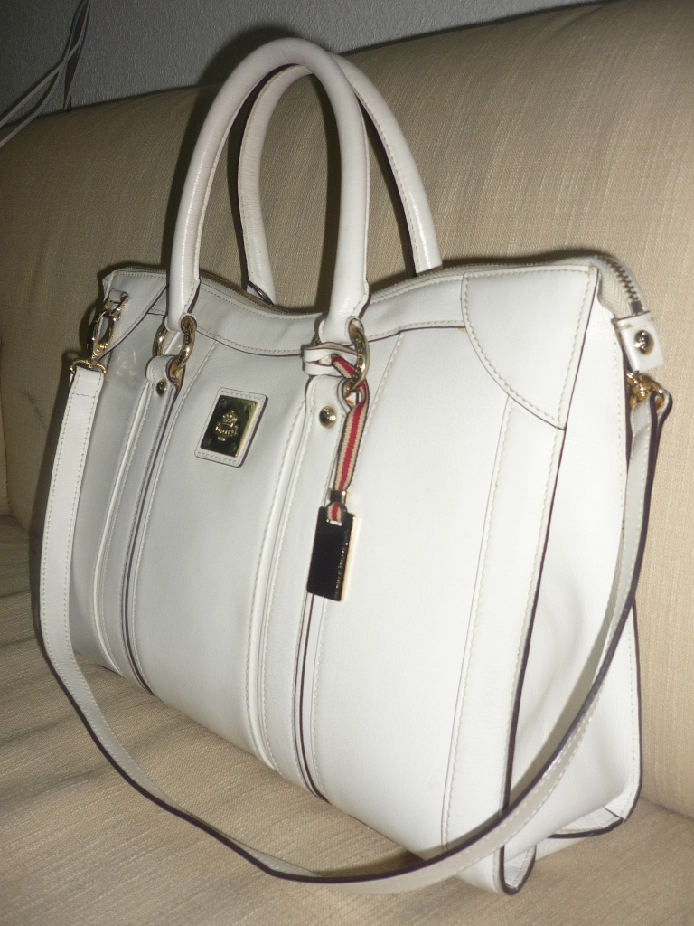 YUS BRANDED BAG: authentic tocco toscano italy leather handbag 6