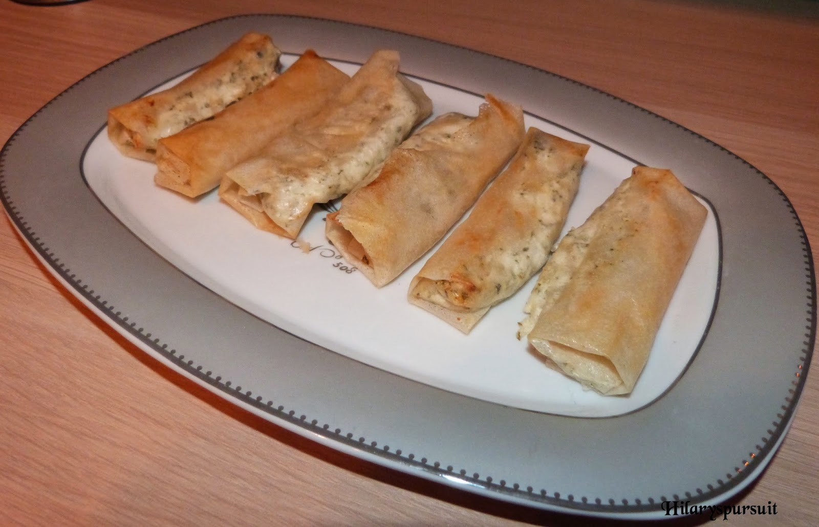 Dans la cuisine d'Hilary: [Escapade au Liban] Rkakat au fromage ...