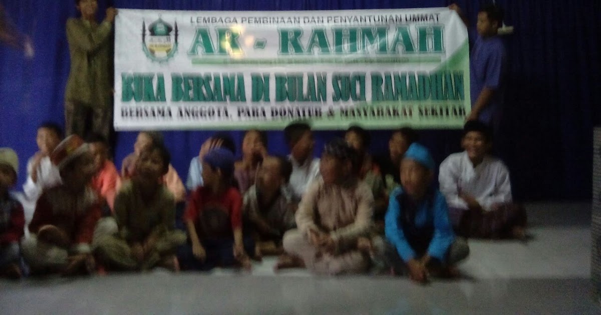 LPPU ARRAHMAH: BUKA BERSAMA "RASA" DAN WARGA SEKITAR