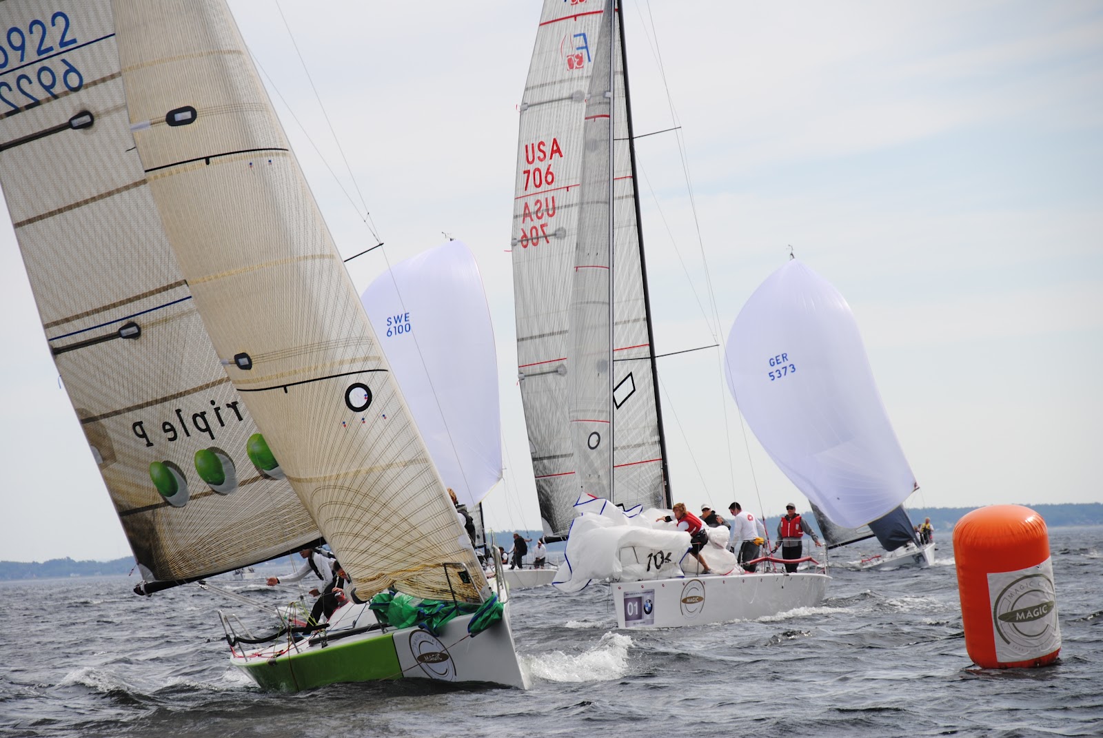 Öresund regatta: Farr 30 World Championship 2012 - Båstad - Day one race 1