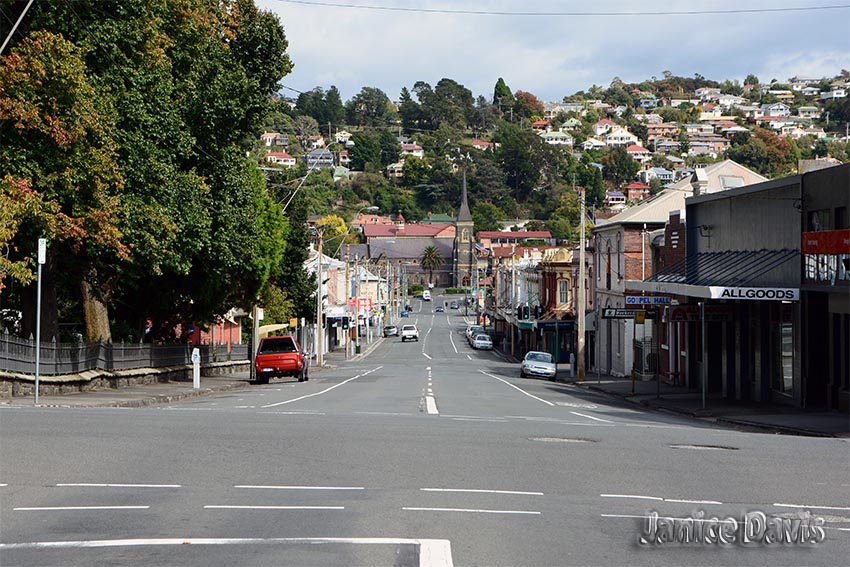 thoughts & happenings: Street view, Launceston, Tasmania
