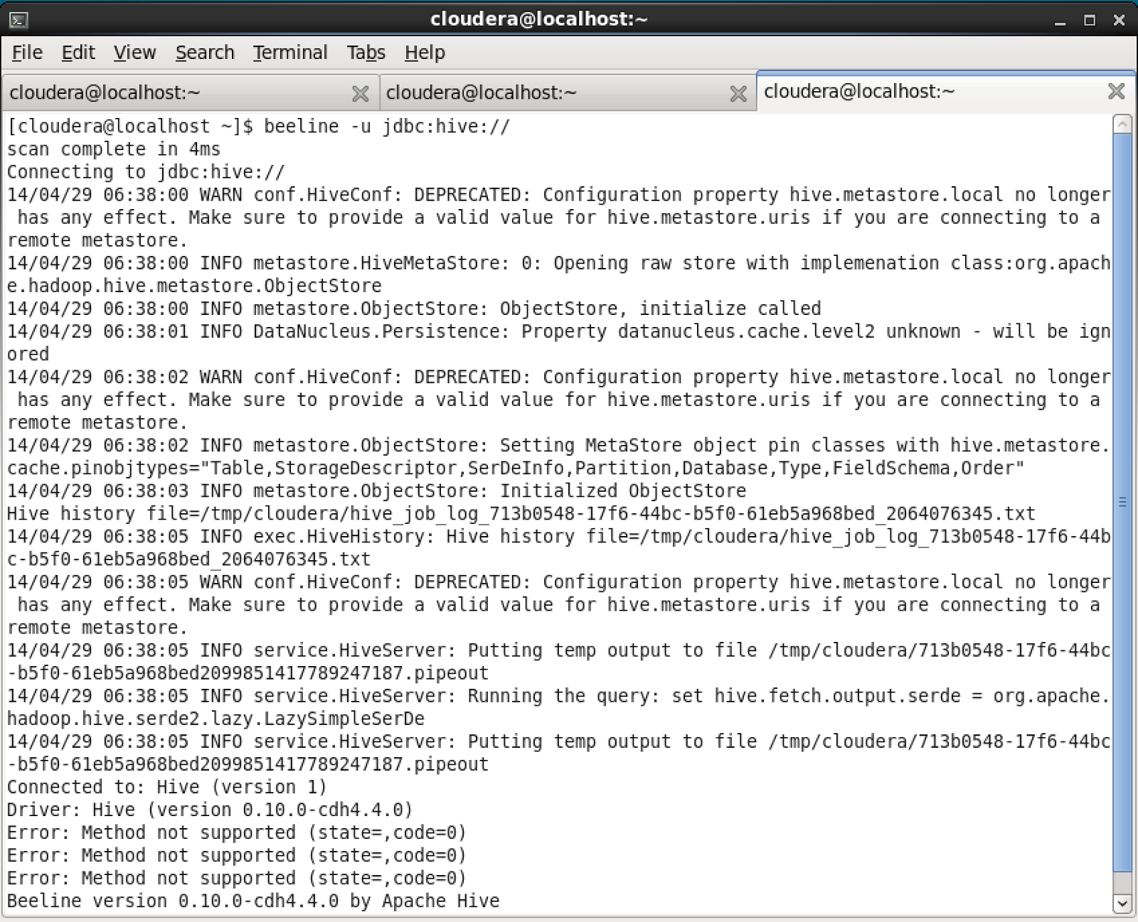 Sunils Notes Connecting To Hive Using Beeline Client