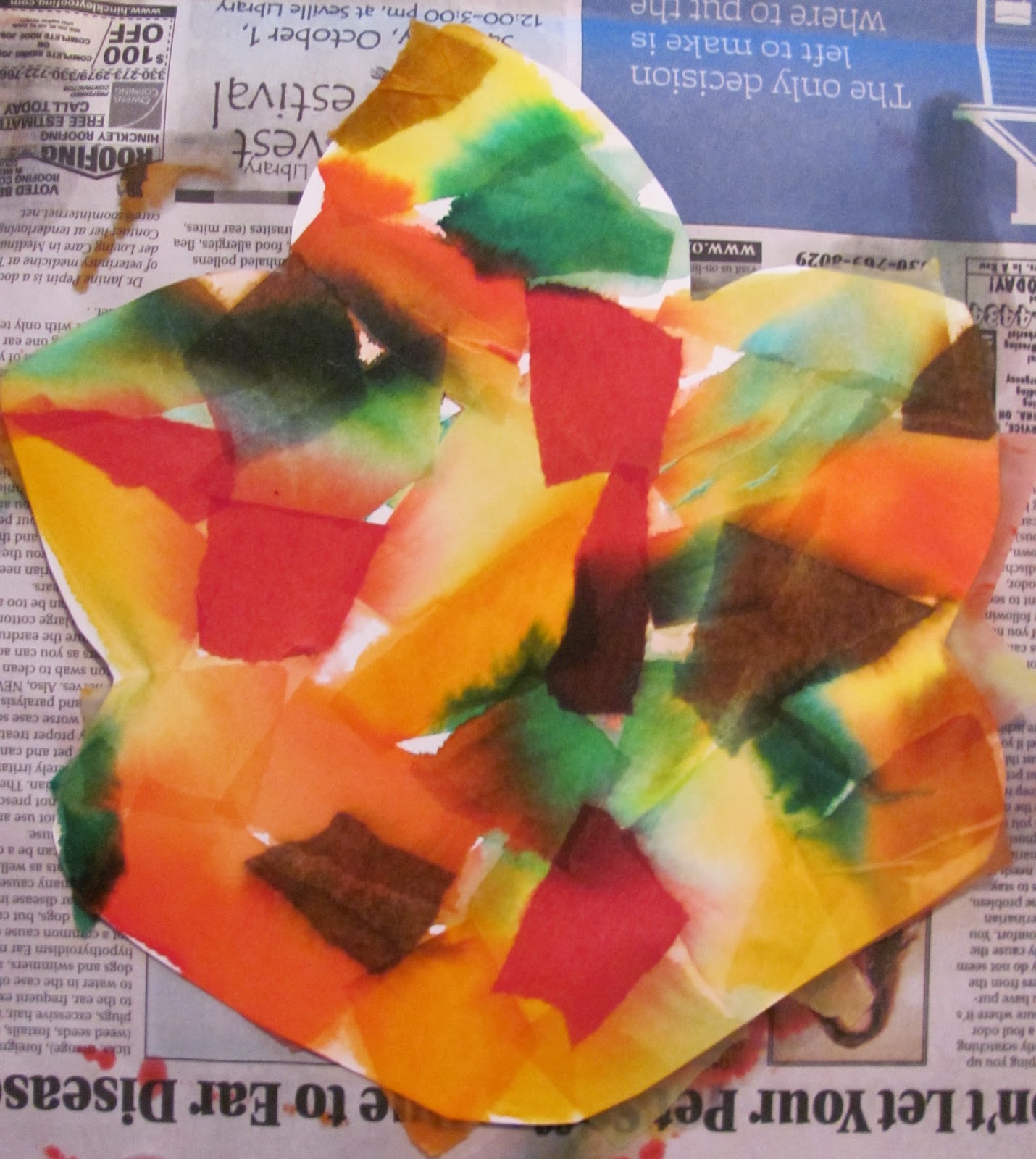 The Chocolate Muffin Tree: Bleeding Tissue Fall Leaves