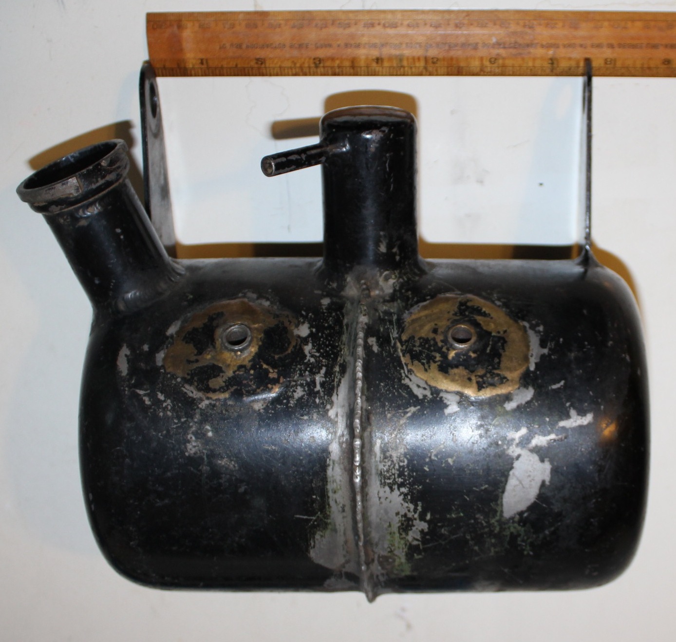 THE ALL ALLOY 500 PRE UNIT TRIUMPHS: 1957 Triumph T100RR Oil Tank