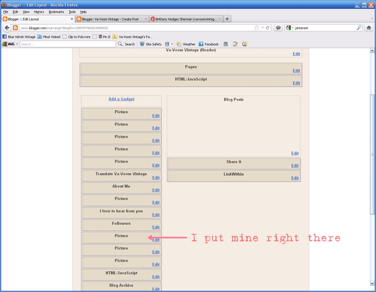 Tutorial: How to add social networking buttons to your blog / Va-Voom ...