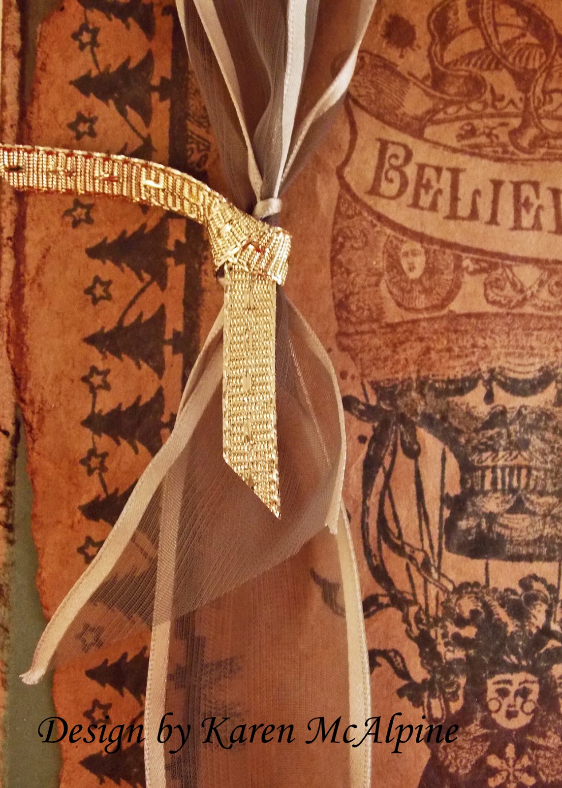 Dreaming and Creating: Holiday Wrapping Paper and Card with Paper Artsy ...