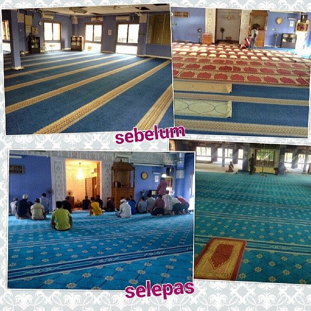Designing Your Identity: PEMBEKAL KARPET SURAU | PEMBEKAL KARPET MASJID