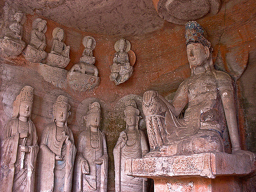 Patrimonio de la Humanidad: Esculturas rupestres de Dazu. China 1999