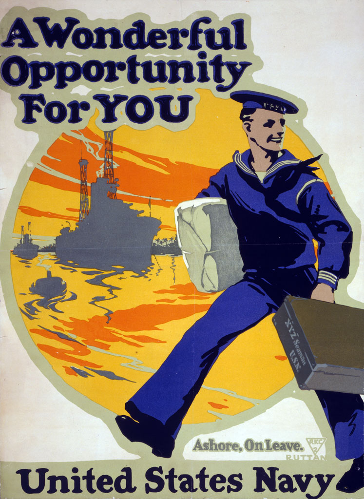 Back in time with Tim: USA WW1 Navy poster campaigns
