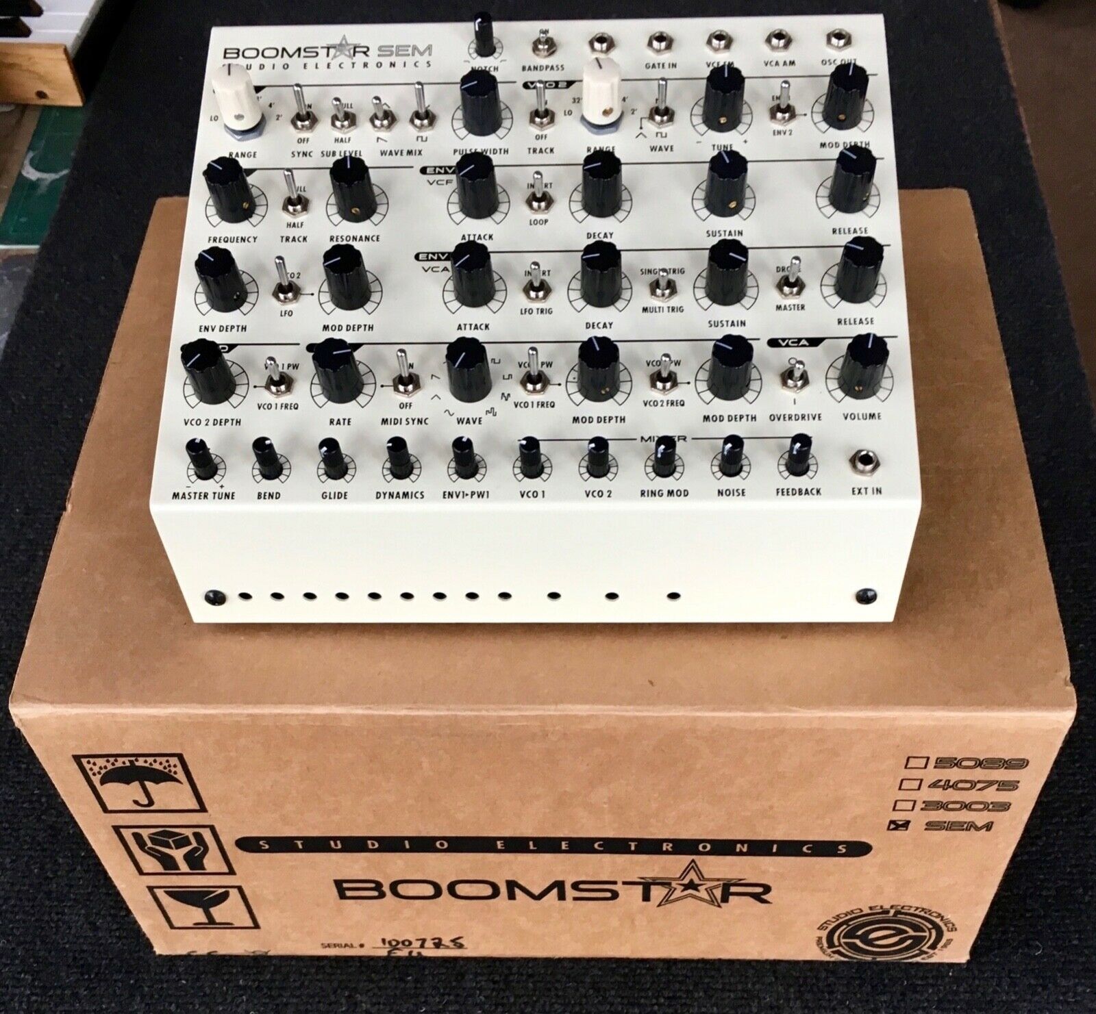 MATRIXSYNTH: Studio Electronics Boomstar SEM SN 100725