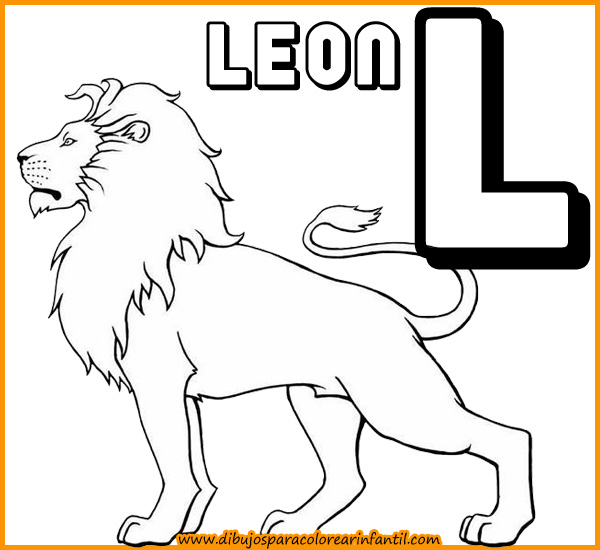 Dibujos con la letra l para colorear - Imagui