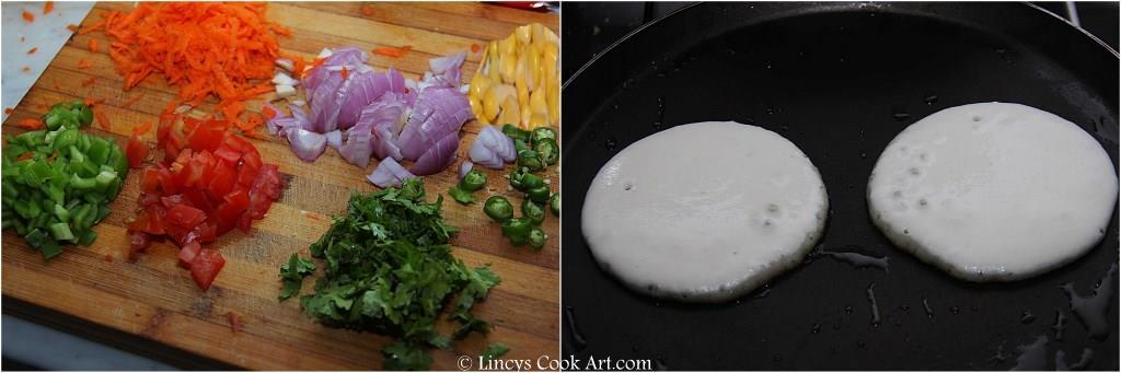 Uttapam Platter| Mini Uttapam| Vegetable Uttapam ~ Lincy's Cook Art