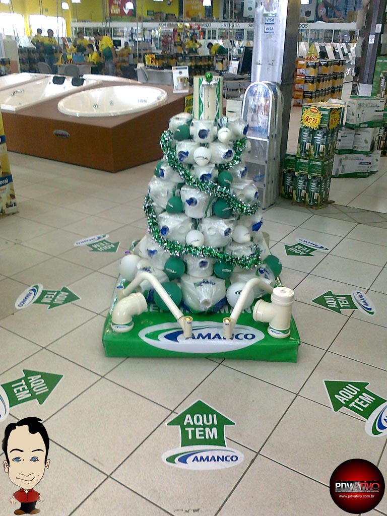 Ação de merchandising Amanco ~ PDV Ativo