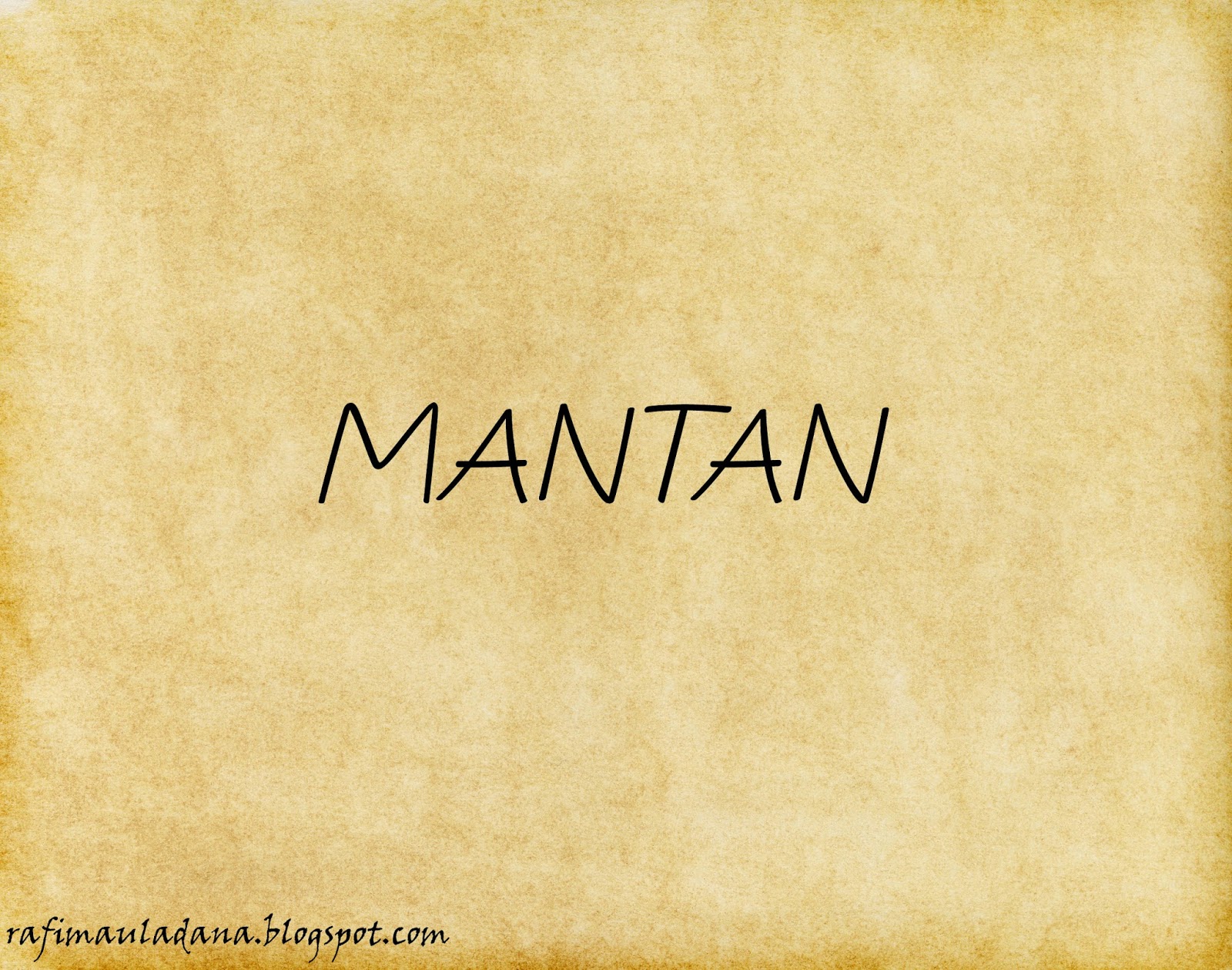 Mantan